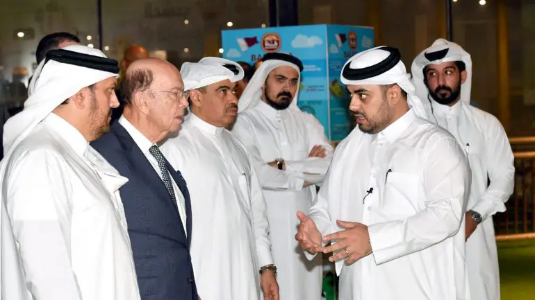 US Secretary of Commerce Wilbur Ross visits Baladna