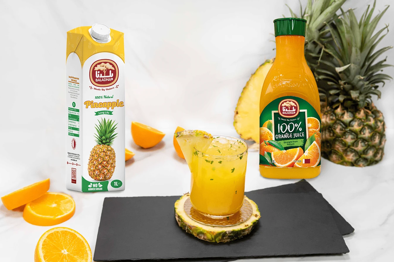 PIneapple Orange Mocktail | Baladna